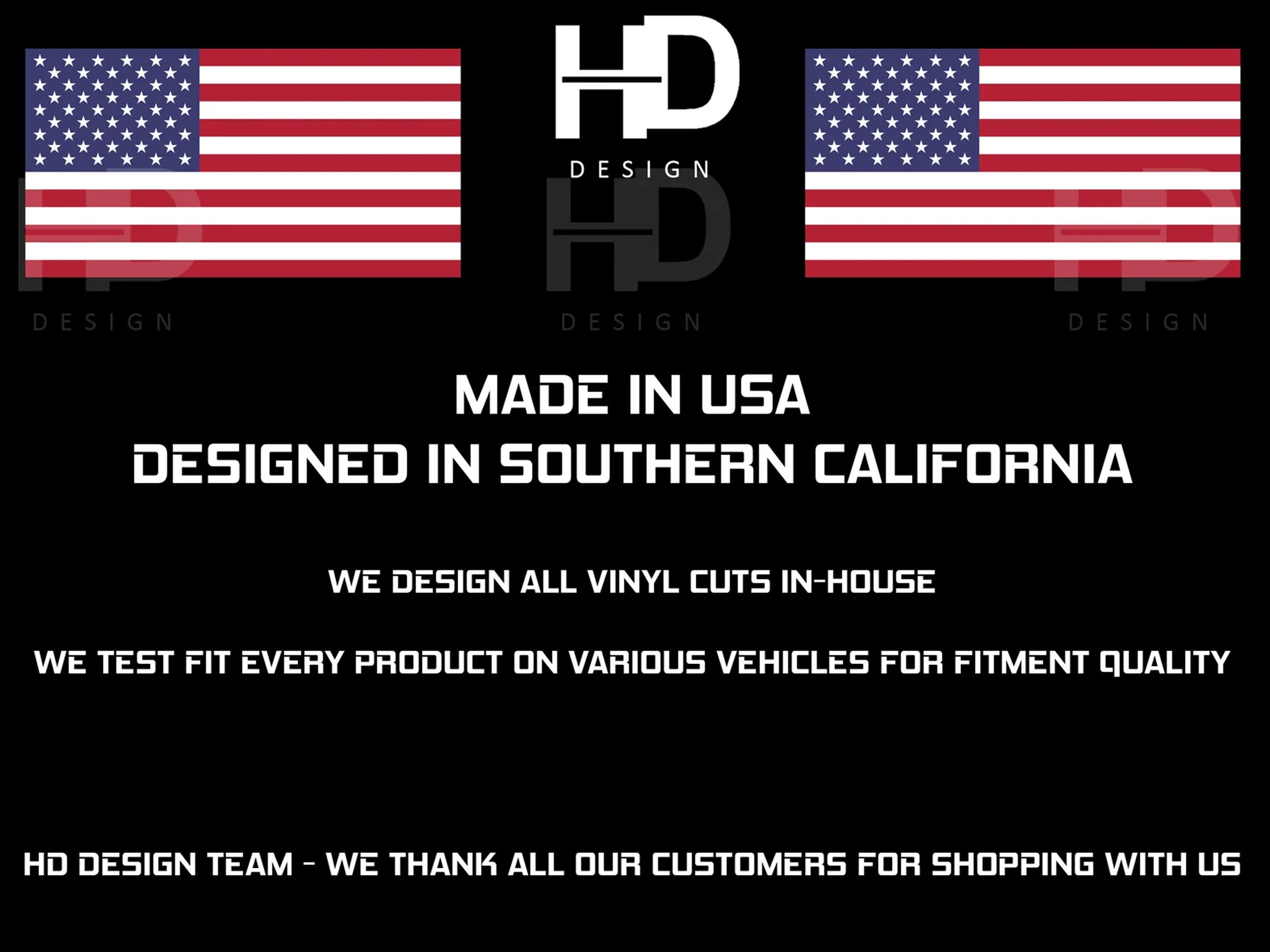 HDUSA Fits 2024 2025 GMC Acadia Rear Bumper Markers Dark Vinyl Tint ...