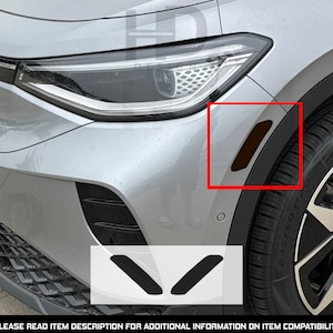 HDUSA 2021-2024 VW Id.4 Front Side Marker Precut Dark or Black Out ...