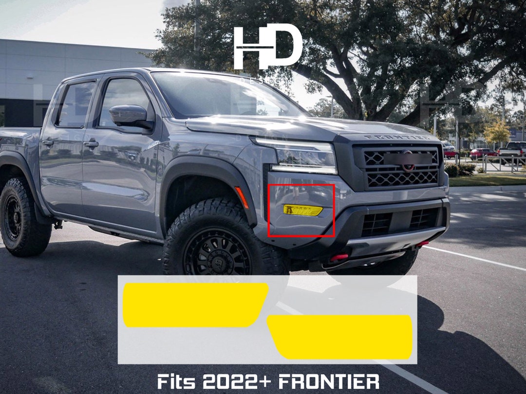 HDUSA 2022-2025 Fits Nissan Frontier Fog Light Yellow Precut Dark ...