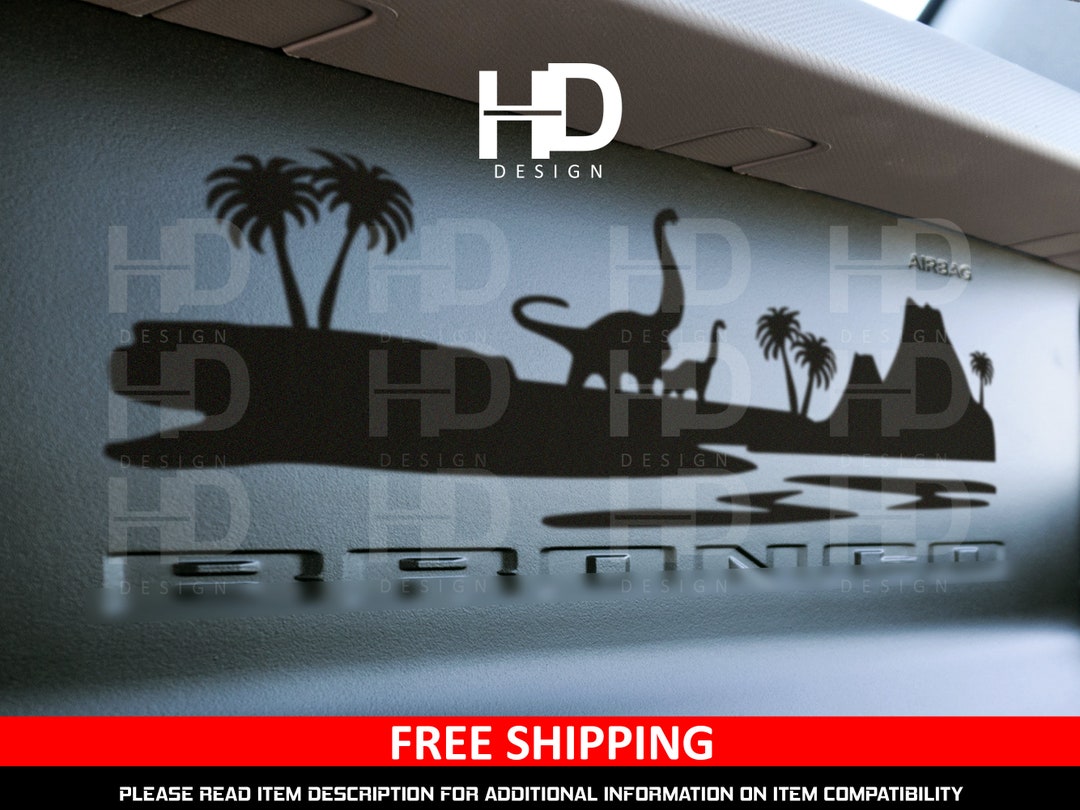HDUSA Fits Bronco Dashboard Dinosaur Volcano Vinyl Decal - Etsy