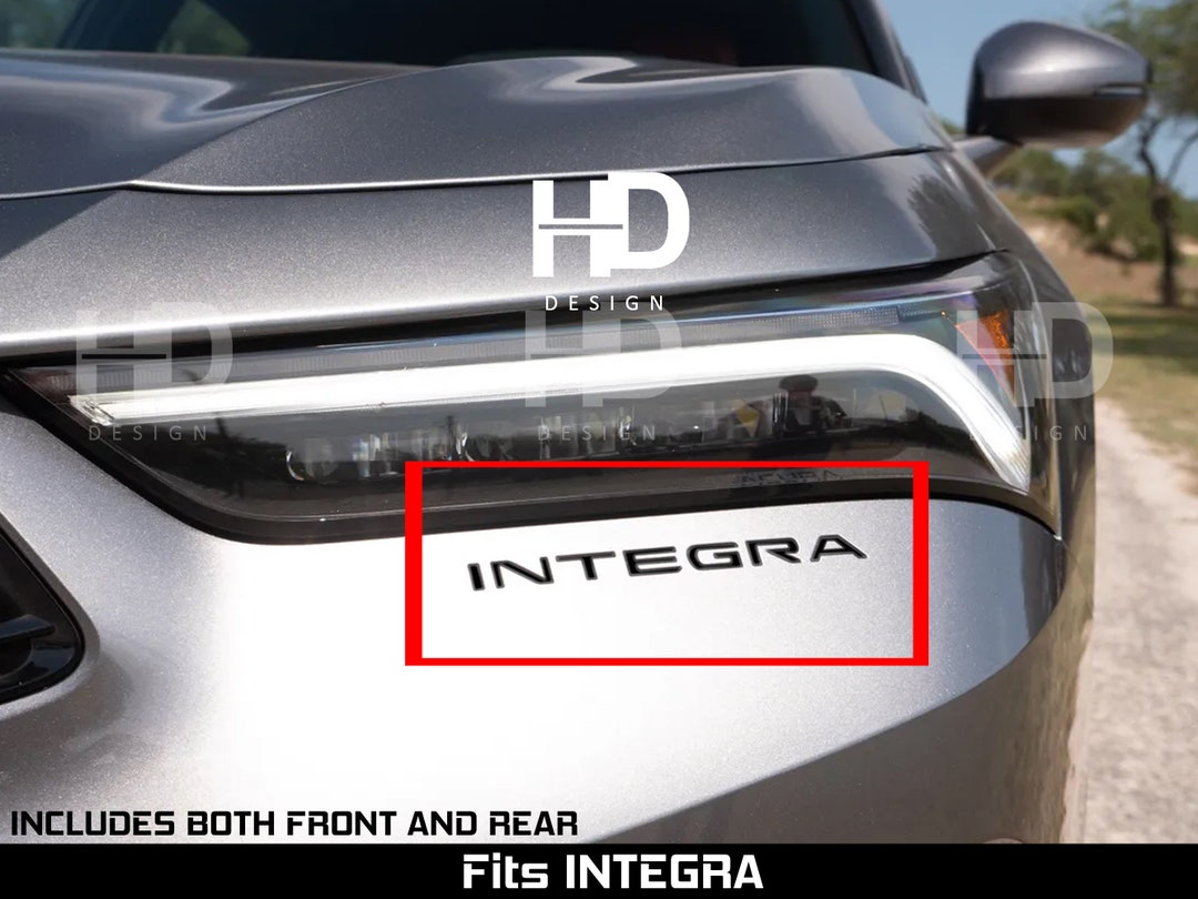 HDUSA for 2023-2025 Acura Integra Bumper Inlays Front and Rear Precut ...