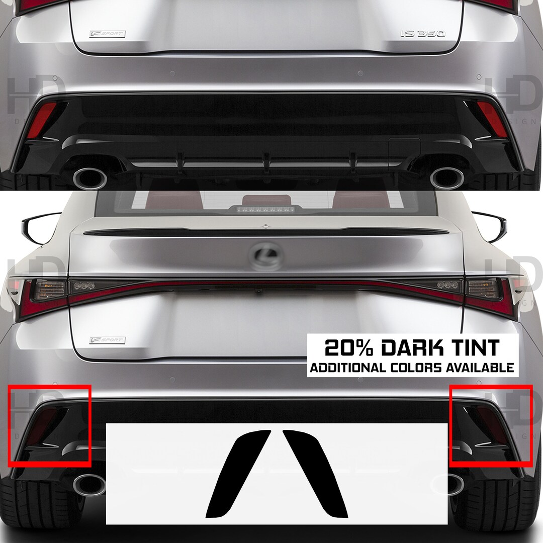 HDUSA Fits Lexus IS300 IS350 IS500 2021 2022 23 Rear Bumper Reflectors ...