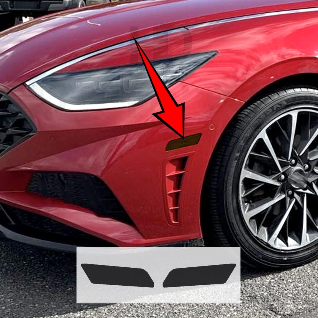 HDUSA Fits Hyundai Sonata 2020-2023 Front Side Markers Decals Precut ...
