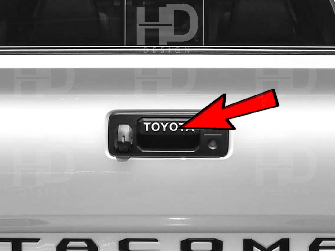 HDUSA for Tacoma Tailgate Letter Inlay Decals for Rear Handle Door Fits ...