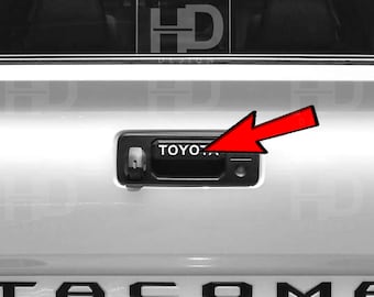 HDUSA for Tacoma Tailgate Letter Inlay Decals for Rear Handle Door Fits ...