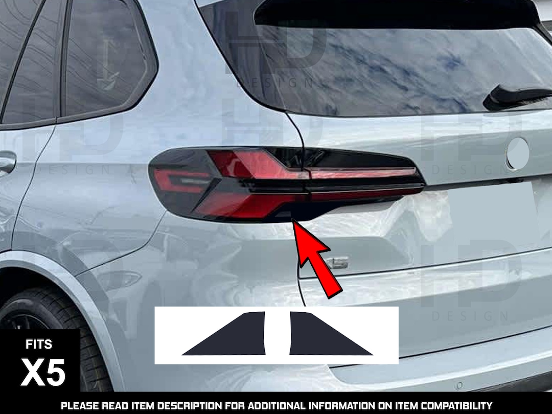 HDUSA Fits BMW X5 2024 2025 Reverse Light Rear Tail Light Blacked Out ...