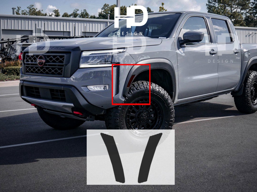 HDUSA 2022-2026 Fits Nissan Frontier Front Side Marker Precut Dark ...