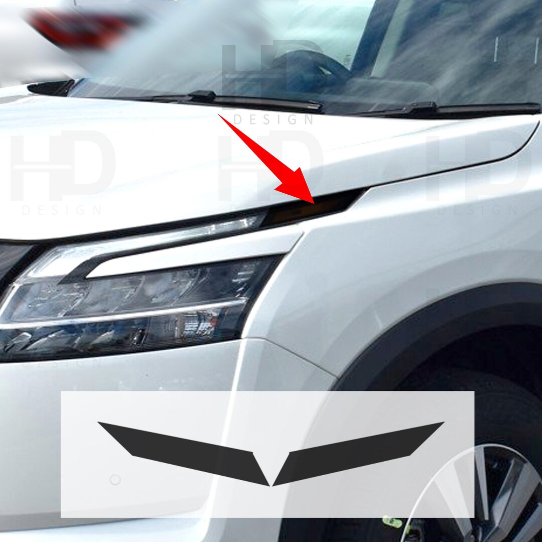 HDUSA Fits Pathfinder 2022-2026 Headlight Side Marker Dark Decals ...