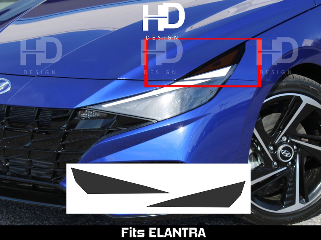 HDUSA for 2021-2023 Hyundai Elantra Front Side Markers Headlight Amber ...