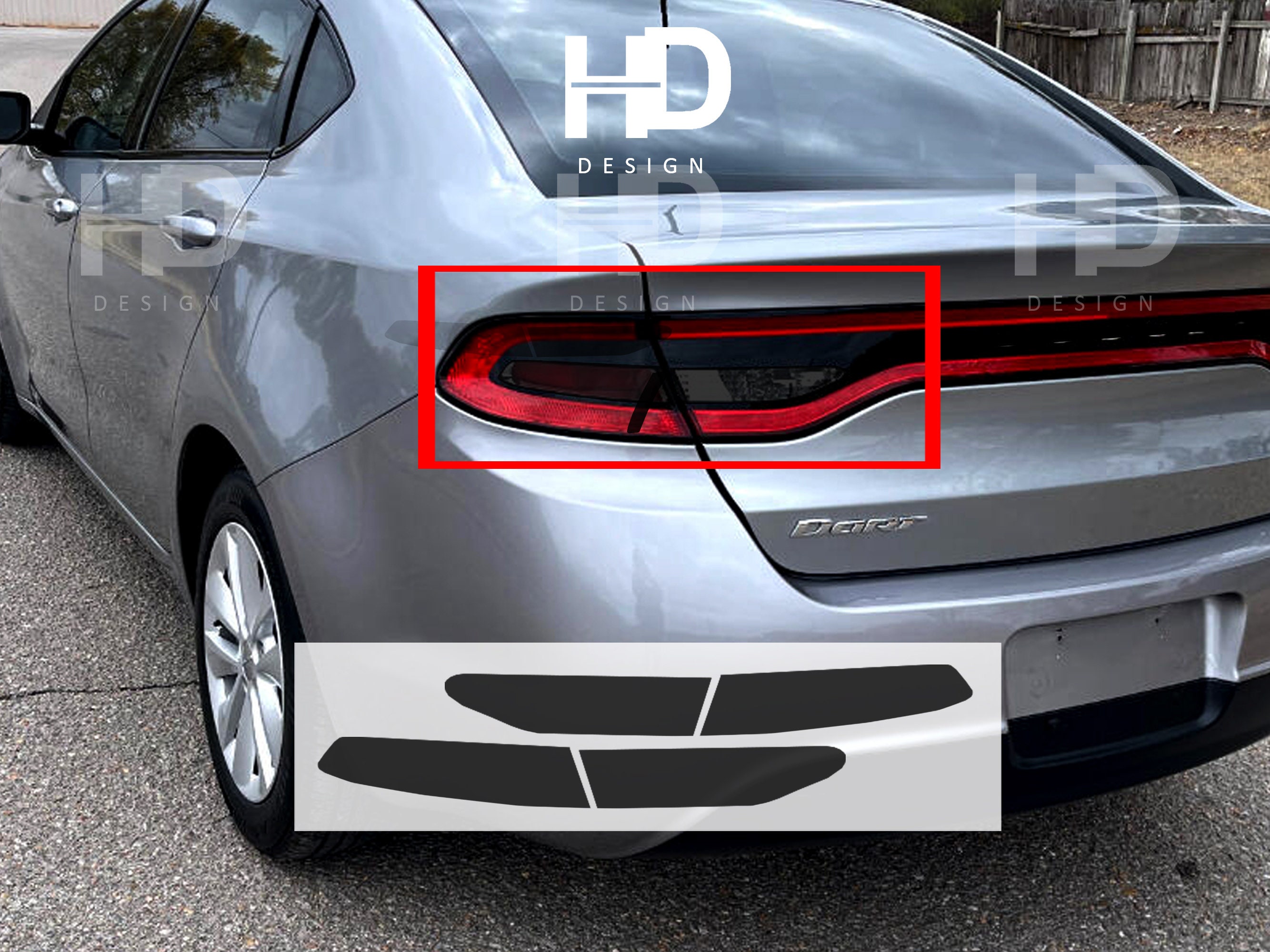 Dodge Dart Blacked Out