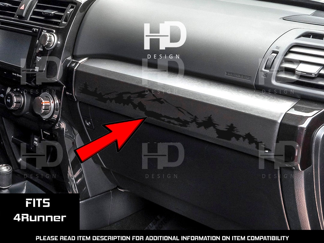 HDUSA Fits 2014-2024 4runner Dashboard Glove Box Tree Mountain Scene ...