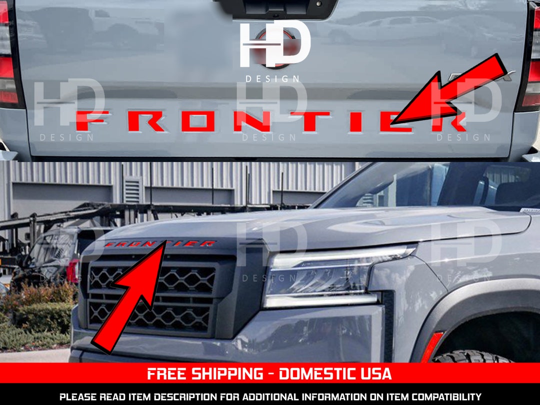 HDUSA Decals Fits Nissan Frontier 2022-2024 More Colors Front - Etsy
