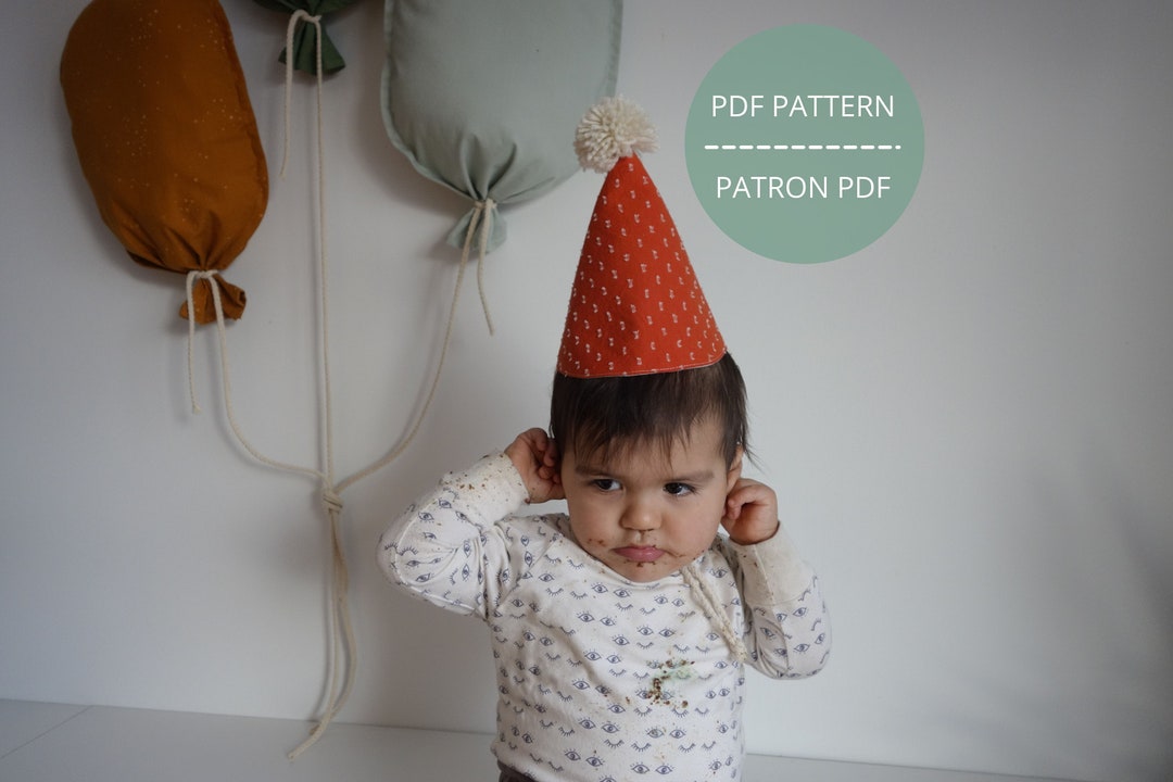Birthday Hat - PDF Pattern / Birthday Hat - Patron PDF - Etsy UK