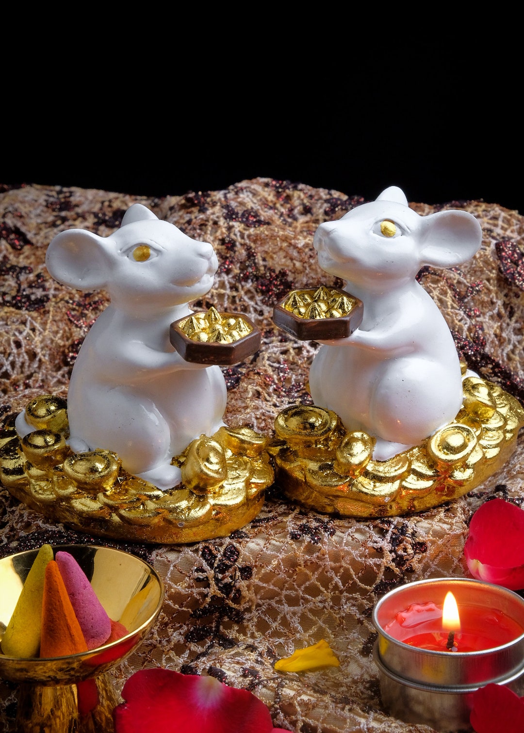 Handcrafted Mushika Mouse, the Rat of Lord Ganesha. Protect Life, Good ...