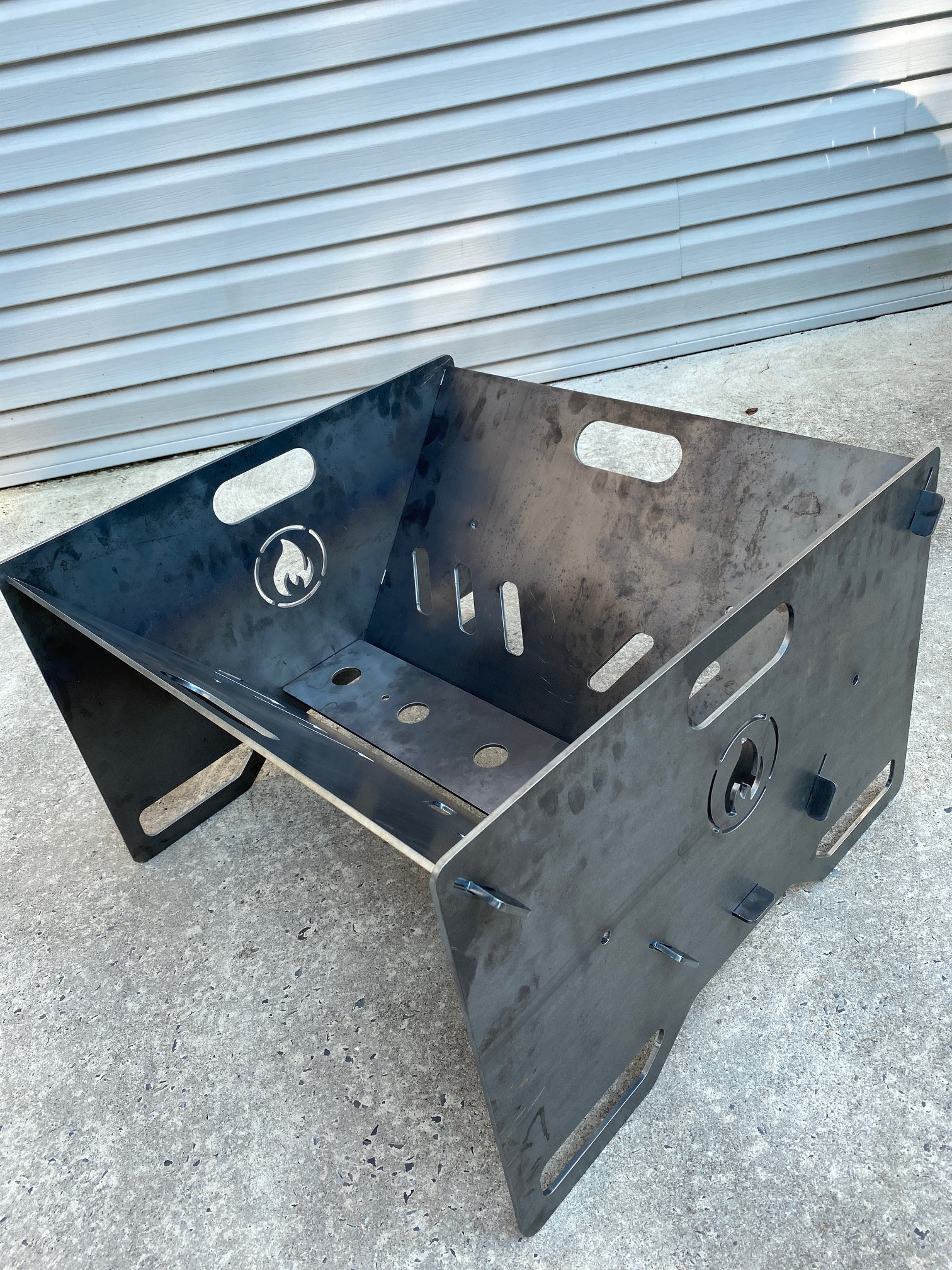 Collapsible Fire Pit DXF Cut File - Etsy