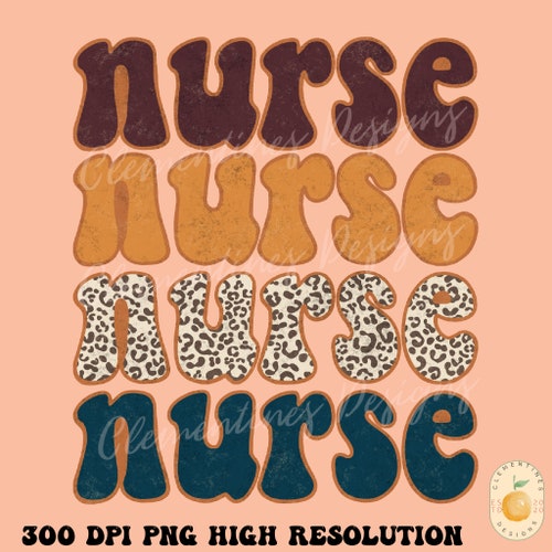 Nurse PNG Fall Sublimation Design Fall Png Autumn - Etsy