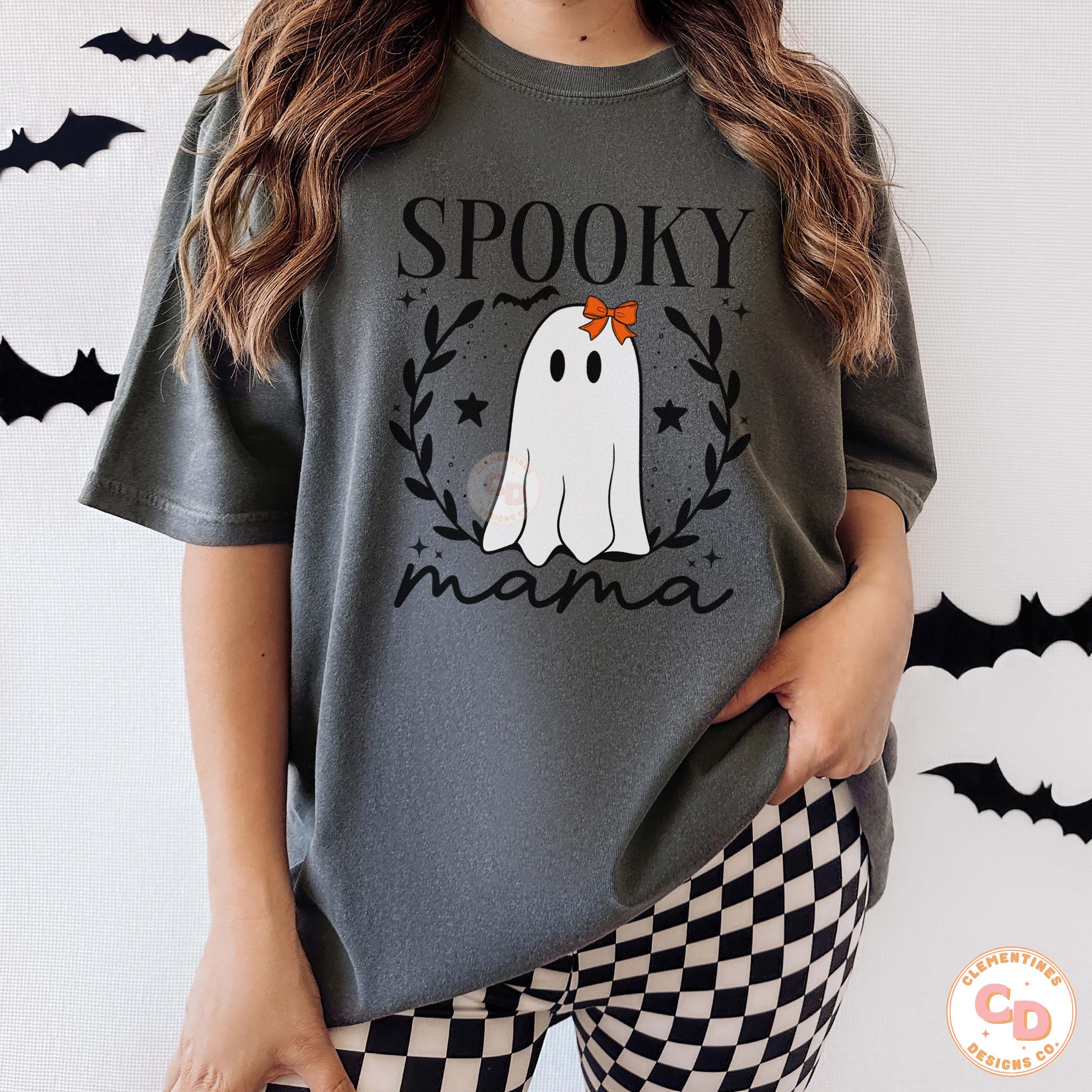 Spooky Mama Ghost PNG: Retro Halloween Sublimation Design (digital ...