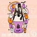 Retro Spooky Ghost Lava Lamp PNG: Halloween Sublimation Design (digital ...