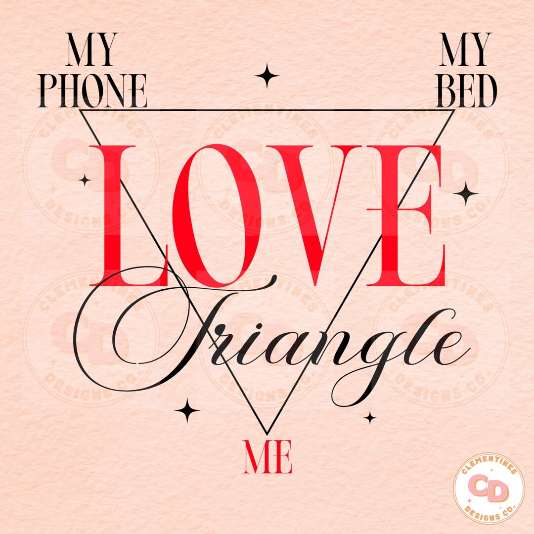 Love Triangle PNG, Digital Download-happy Valentines Day Png,valentine ...