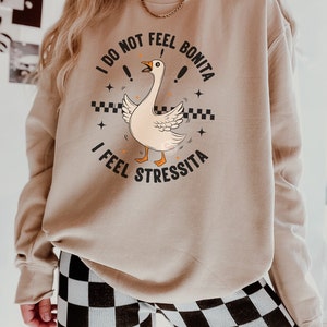 I Do Not Feel Bonita Goose PNG: Funny Retro Design (digital Download ...
