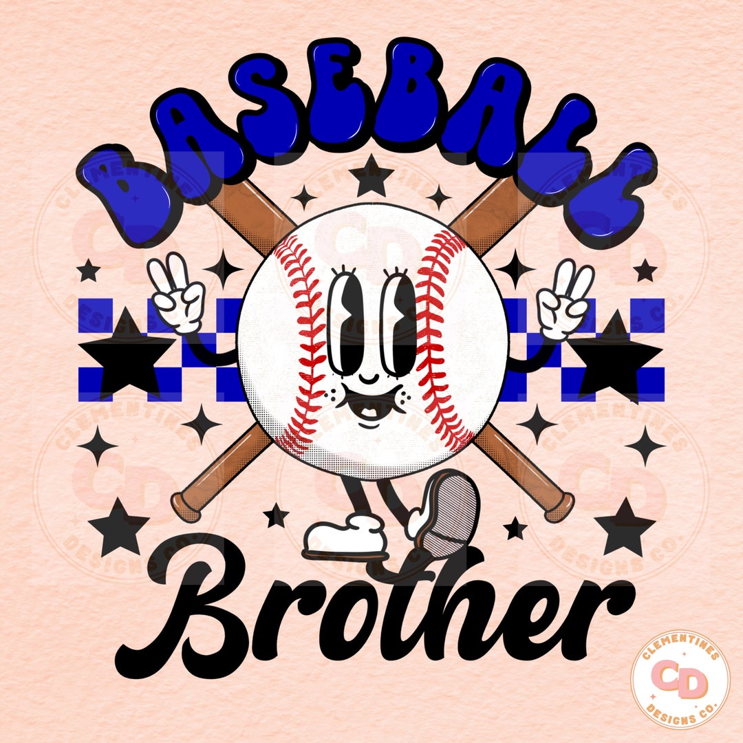 Baseball Brother Png-digital Png-sublimation Design-baseball Png ...