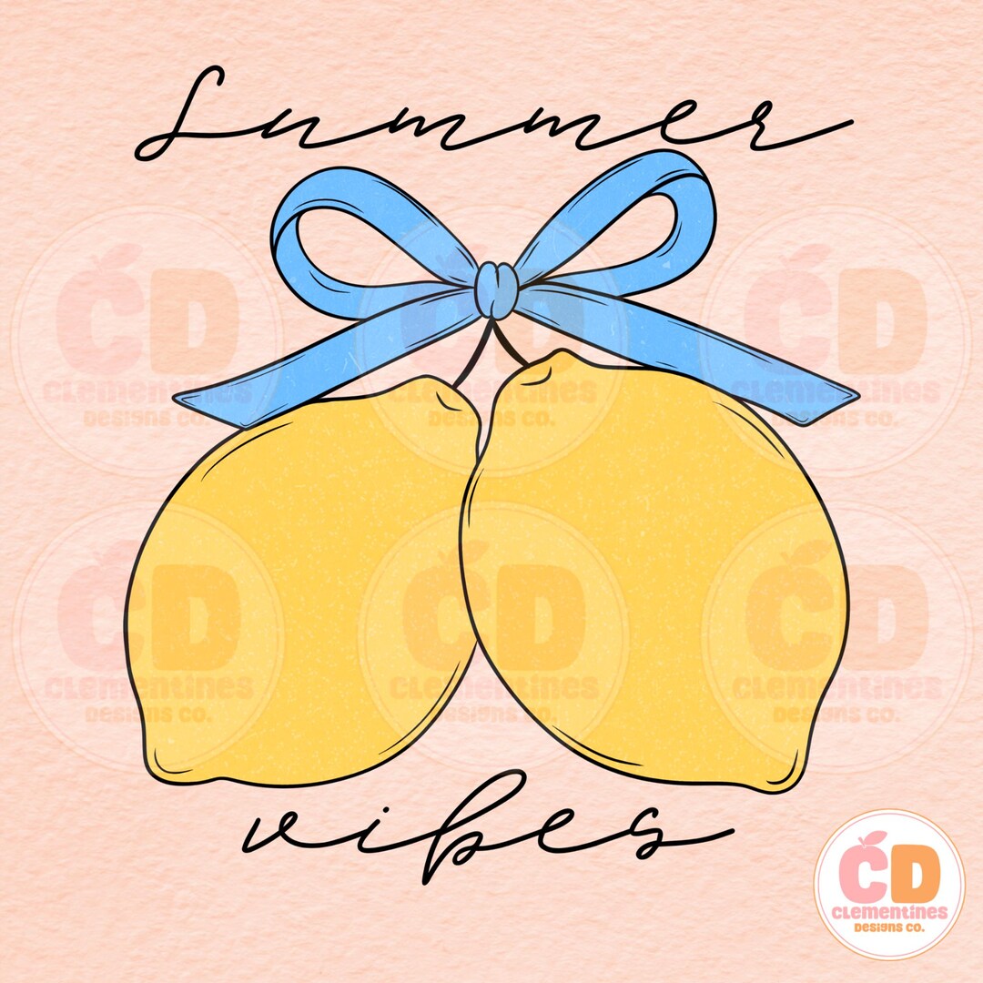 Summer Lemon PNG: Retro Shirt Design (digital Download) - Etsy