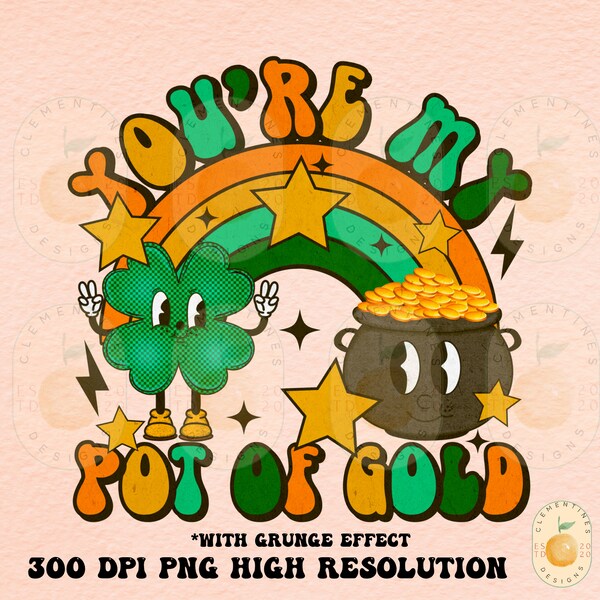 Pot of Gold Png - Etsy
