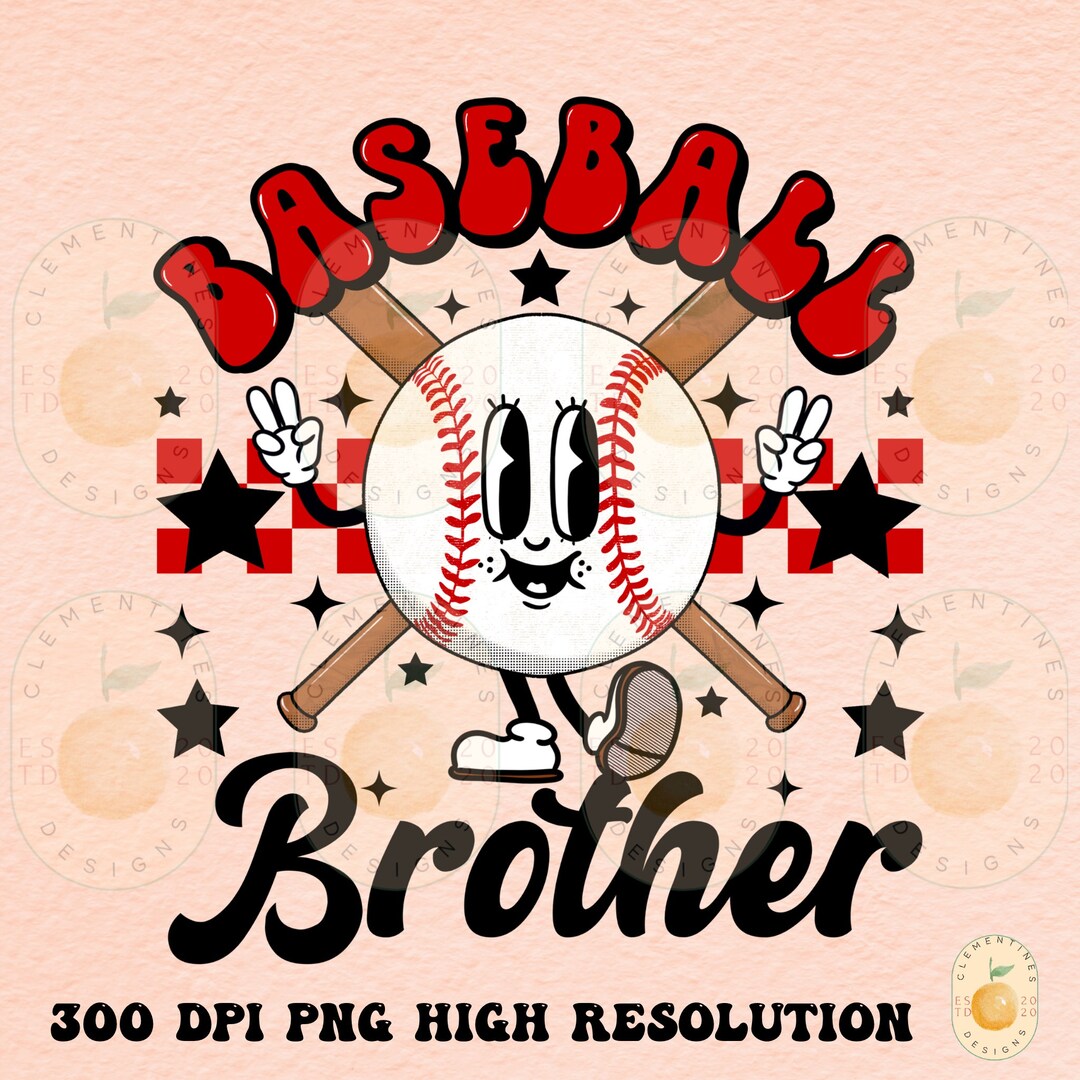 Baseball Brother Png-digital Png-sublimation Design-baseball Png ...