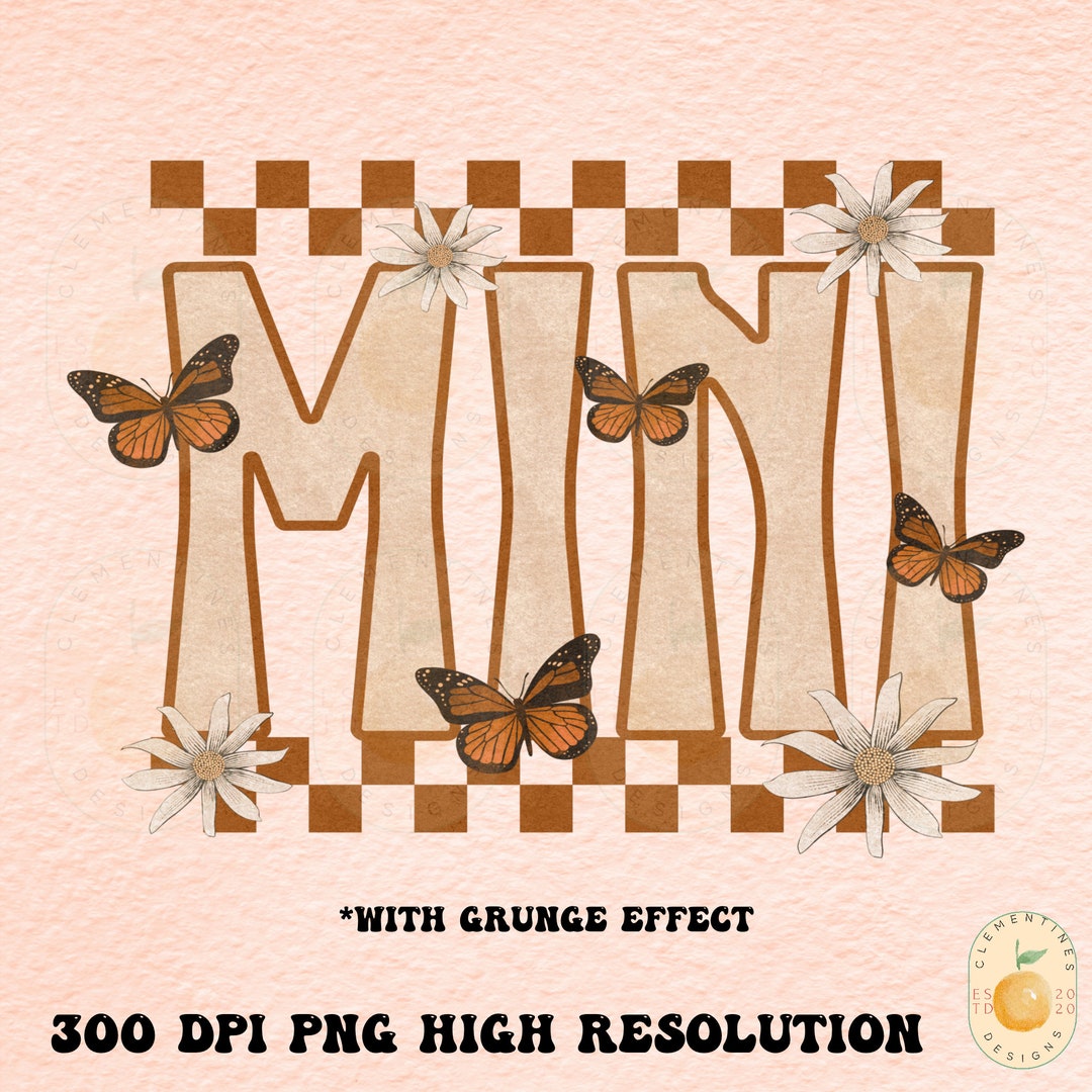 Retro Mini PNG Instant Digital Download-sublimation Design-retro Png ...