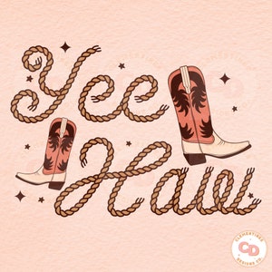 Yeehaw PNG, Digital Download-shirt Design,png Sublimation,retro Western ...