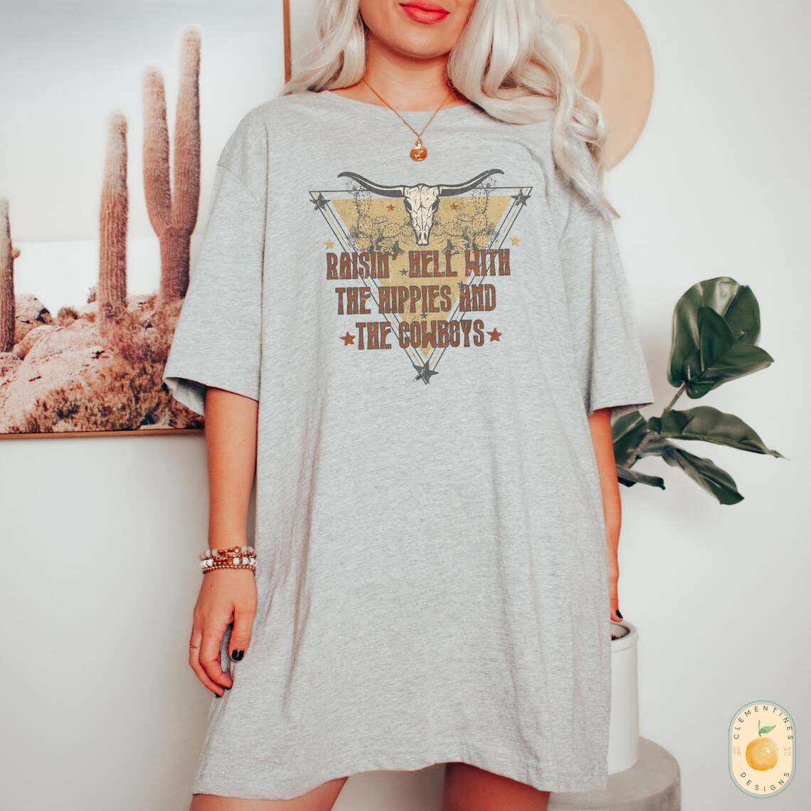 With the Hippies & the Cowboys PNG Sublimation Download - Etsy