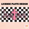 Faith Over Fear License Plate PNG Bundle Christian License Plate Design ...