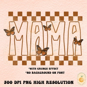 Retro Mama Png-instant Digital Download-sublimation Design-boho Png ...