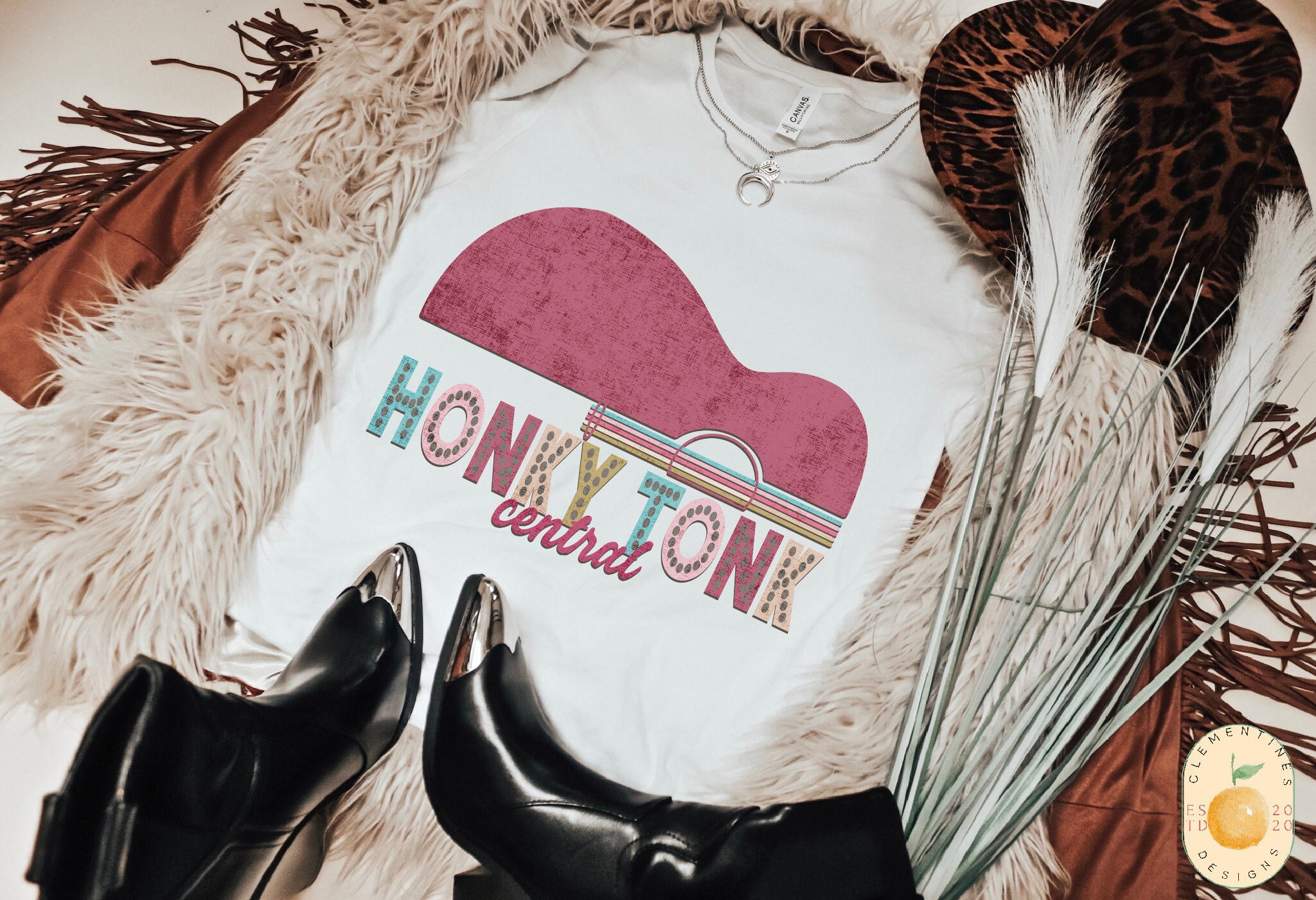 Honky Tonk Central Png-sublimation Design Downloads Shirt | Etsy