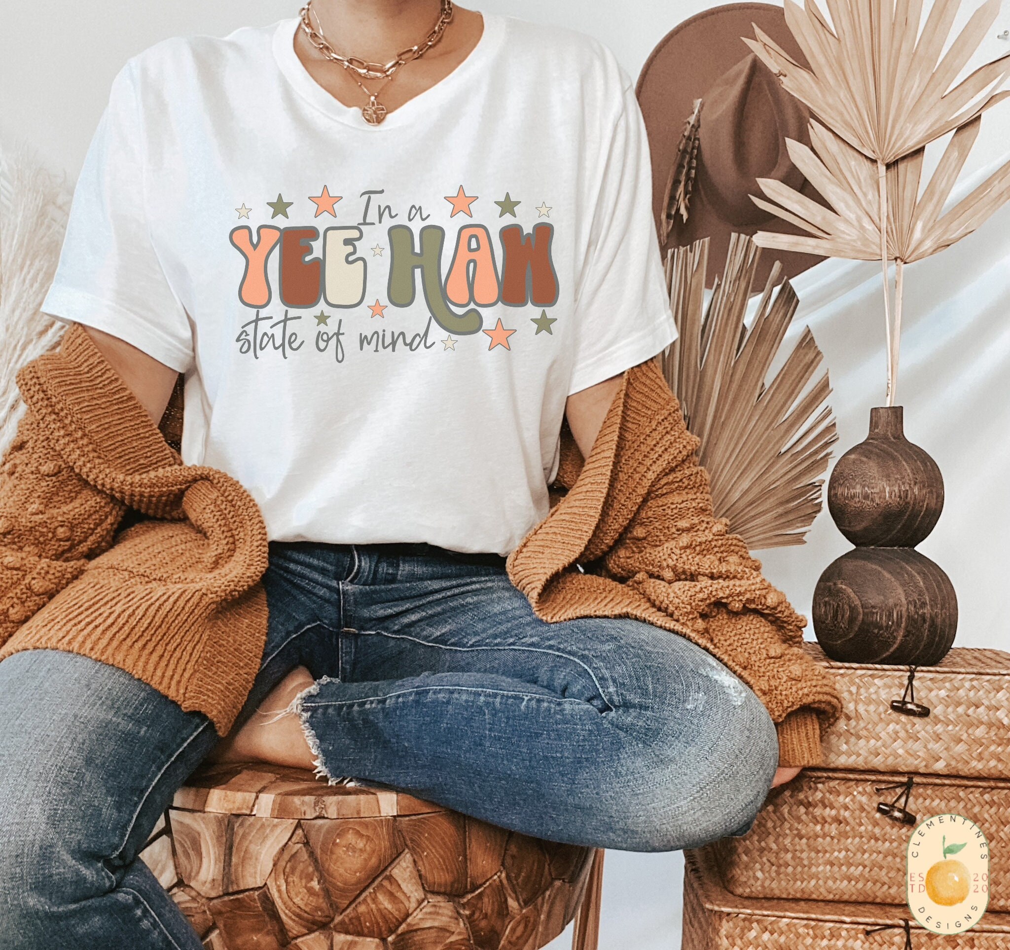 In a Yeehaw State of Mind Png-digital Downloadwestern Png | Etsy