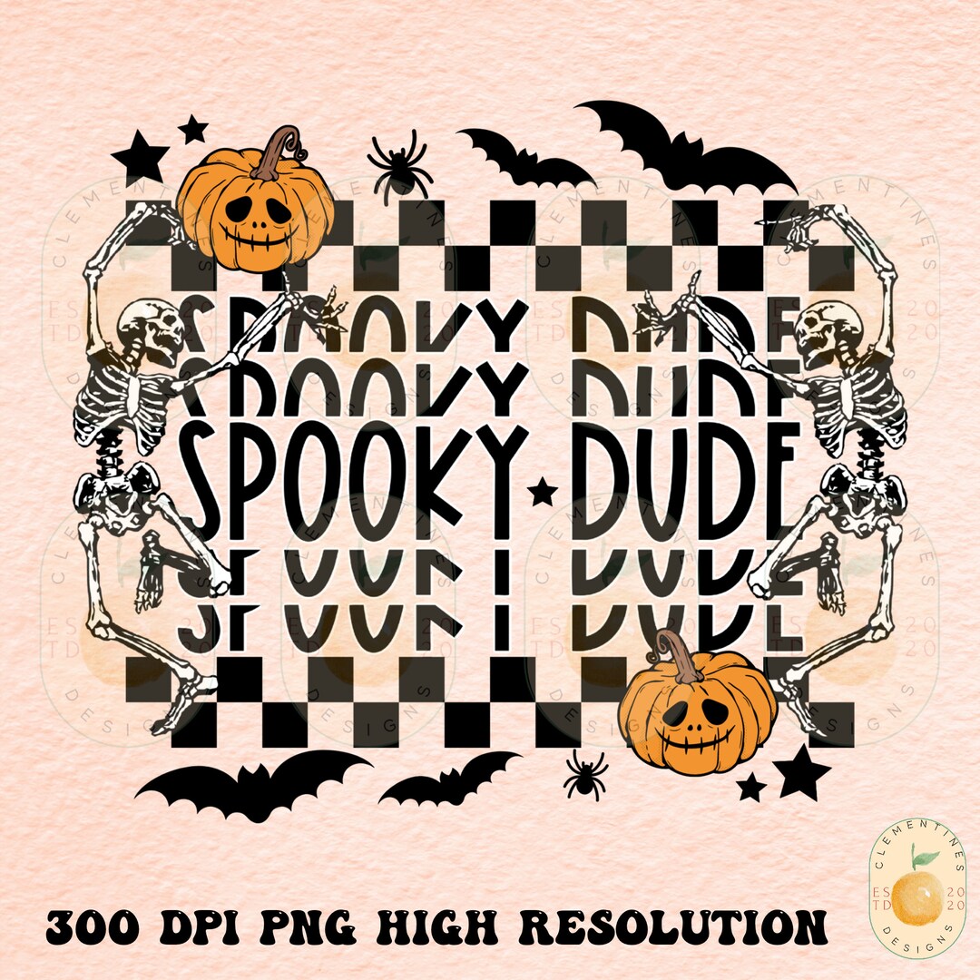 Spooky Dude PNG Sublimation Design,halloween Sublimation,halloween Png ...