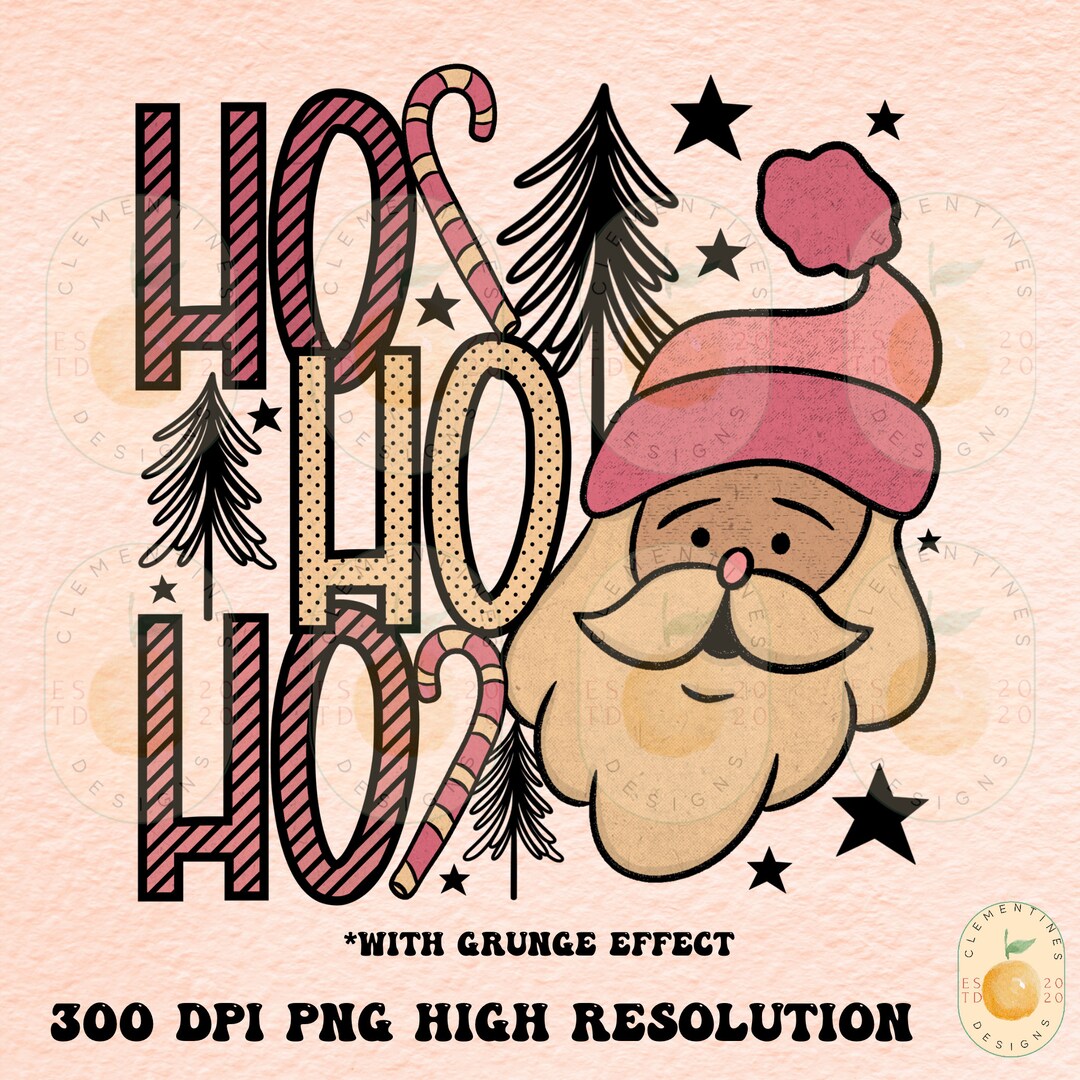 Ho Ho Ho Png- Christmas Png, Happy Holidays Png, Christmas Sublimations ...