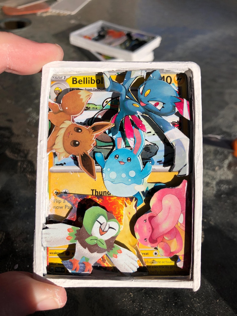 Handmade 3D Pokemon Card Shadowbox – Azumarill, Dartrix Collage Art - Etsy