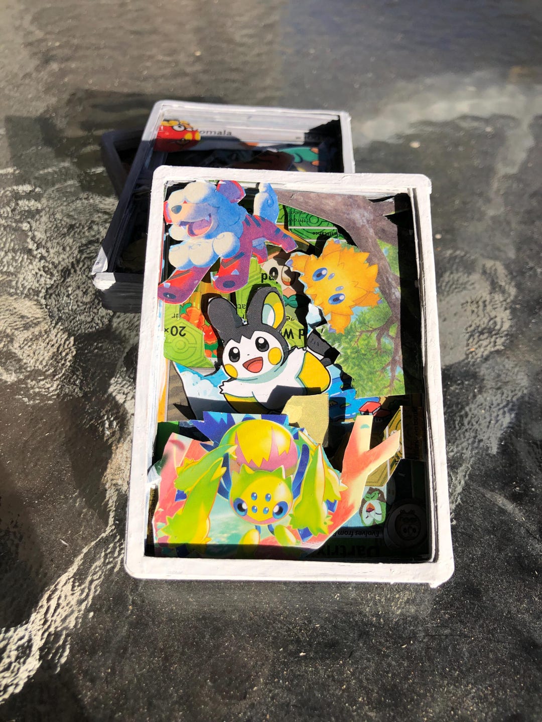 3D Pokemon Card Collage – Handmade Shadowbox Art - Etsy
