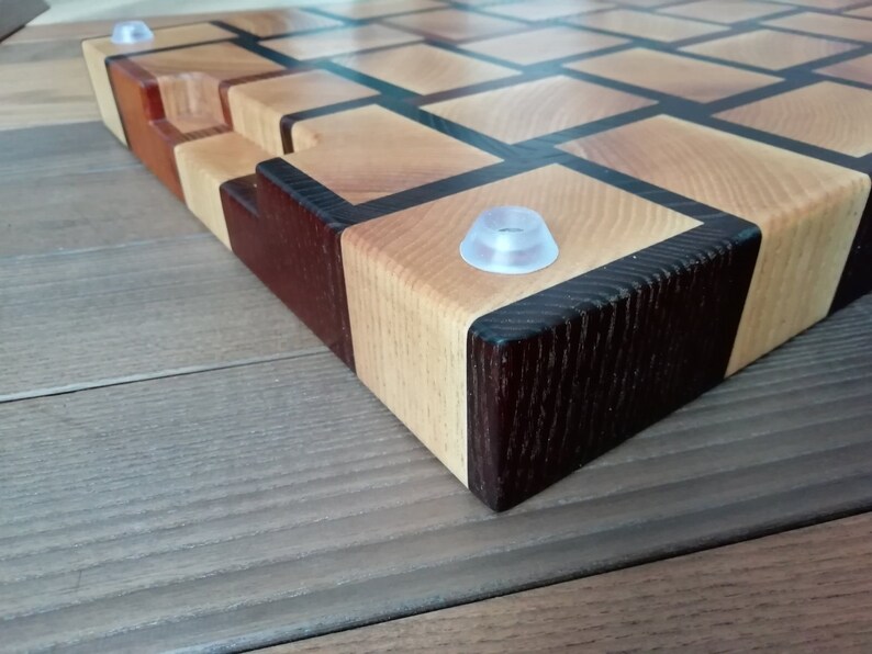 End Grain Cutting Board Butcher Block Chef Cutting Board Wood - Etsy