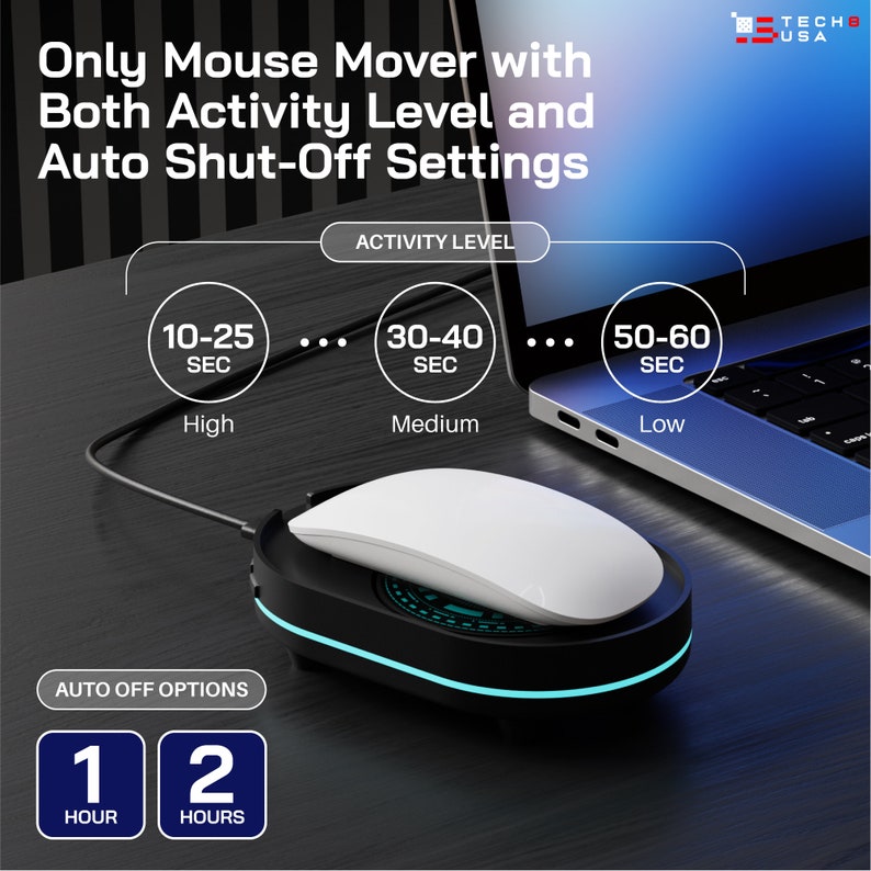 Undetectable Mechanical Mouse Mover, Jiggler, No Software, Random Moves ...