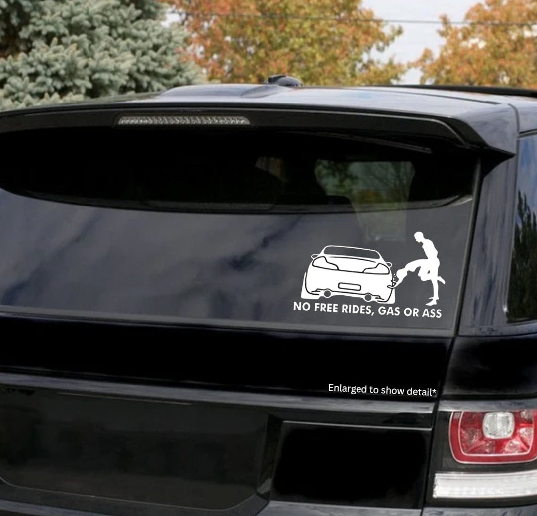 Gas or A** Decal/ Bumper Sticker/ Window Sticker/ Sticker/ Accessories ...