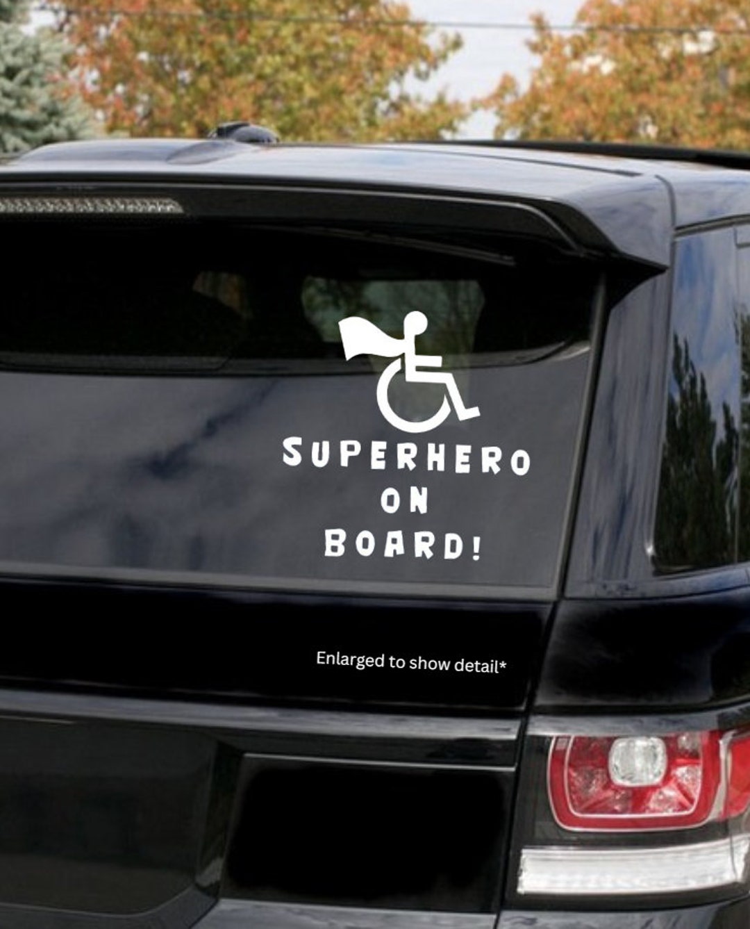 Superhero on Board Decal/ Car/ Truck/ Sticker/ Bumper Sticker/ Cute ...