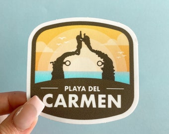 Playa Del Carmen Mexico Beach Vacation Ocean Scuba Sticker Decal 3.75 ...