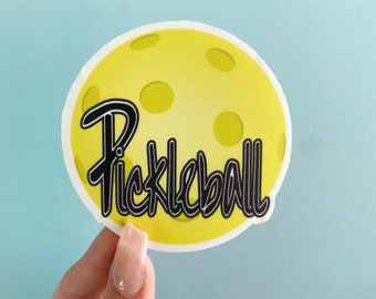 Pickleball Stickers Sports Stickers Love Pickleball Sticker - Etsy