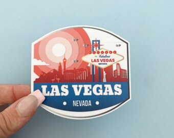 Las Vegas Sticker - Etsy