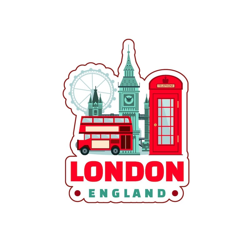 London Stickers - Etsy