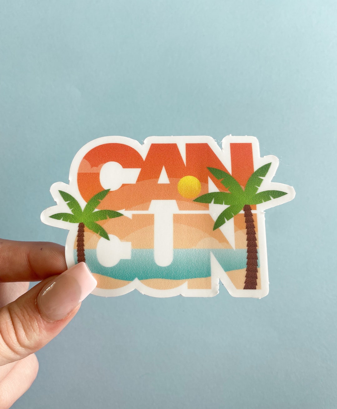 Cancun Sticker - Etsy