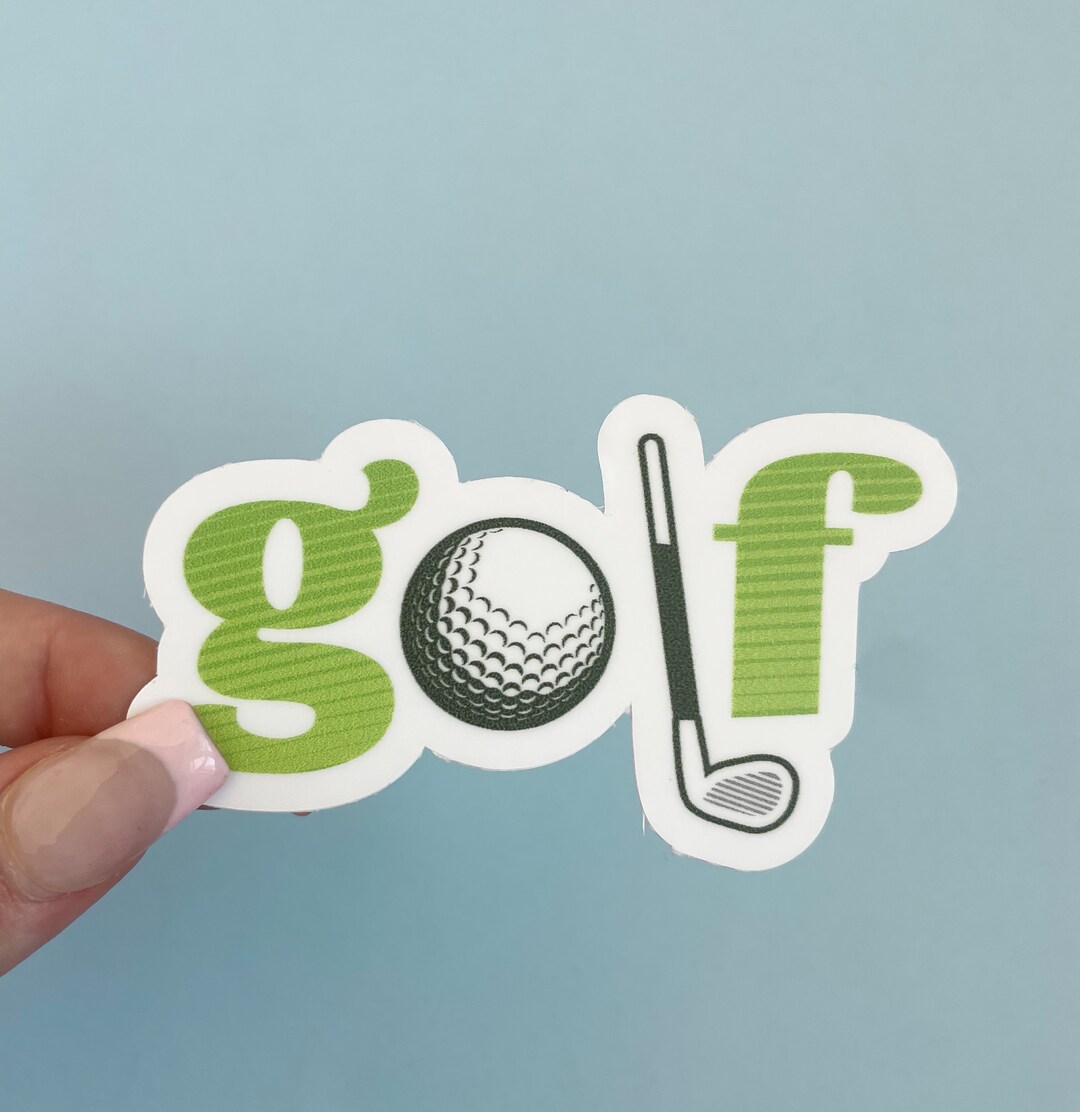 Golf Sticker, Golf Sticker, Golfing Laptop Decals, Golf Tumbler ...