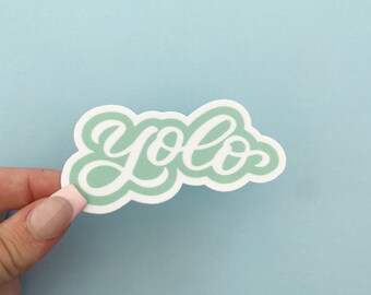 YOLO Jesus Sticker • Funny Religious Sticker • Christian Humor Sticker ...